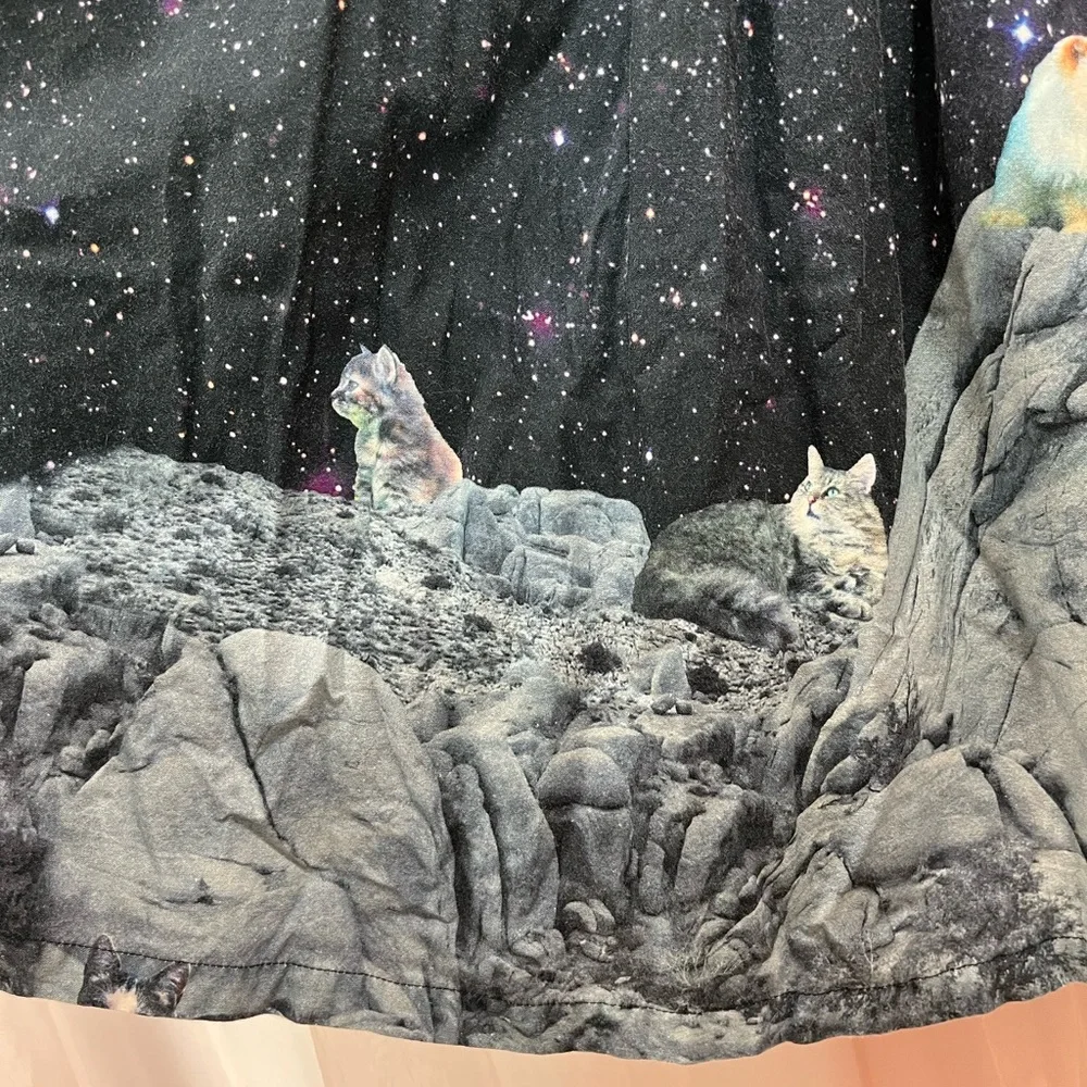 Modcloth | Dresses | Modcloth Take Up Space Cosmic Kittens Dress | Poshmark